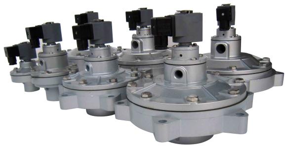 DC24V Pulse Jet Valve , Pneumatic Diaphragm Operated Dust Collector ...