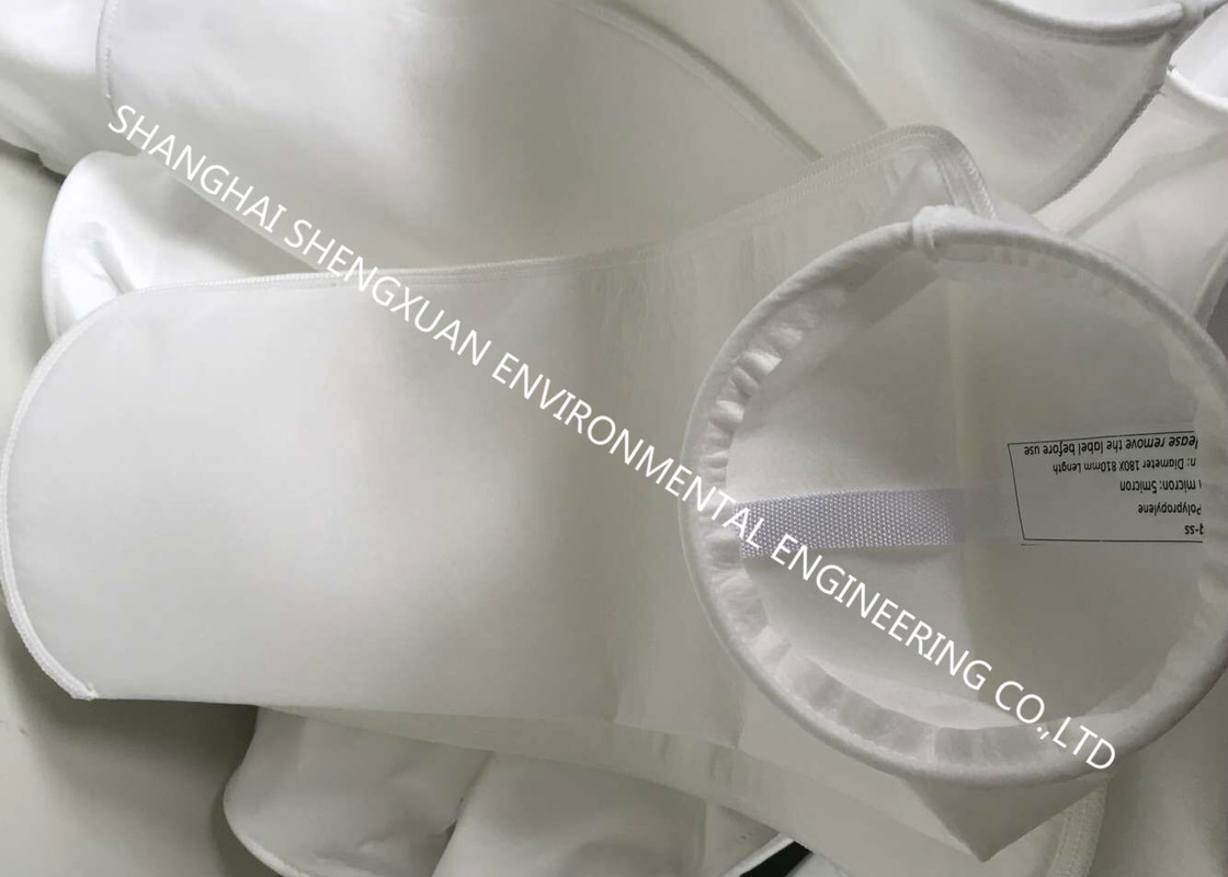 Polyester Needle Punched Felt Filter Bags Used For Multi Bag Filter Vessels