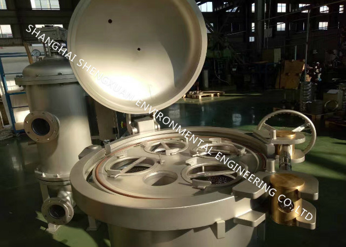 STAINLESS SOCK BAG FILTER HOUSING W/ 28" STAINLESS BASKET