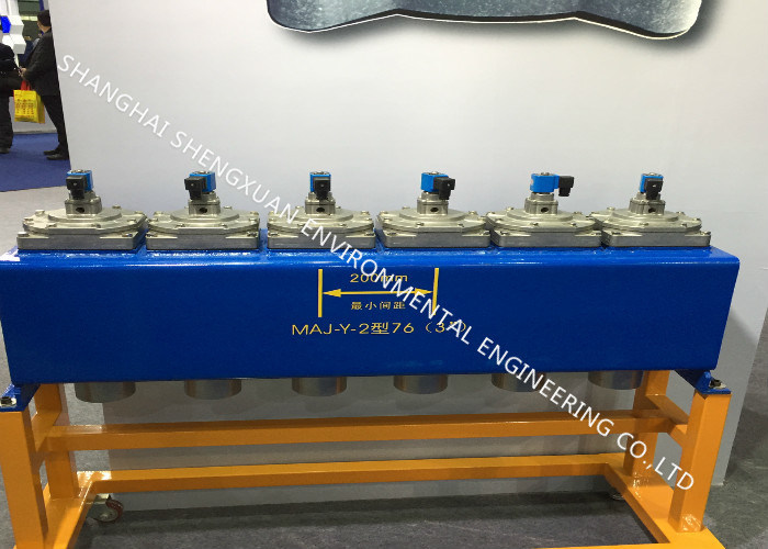 Dry GCP filter unit Compressed Air Storage Tank Mounting Pulse Jet Valves