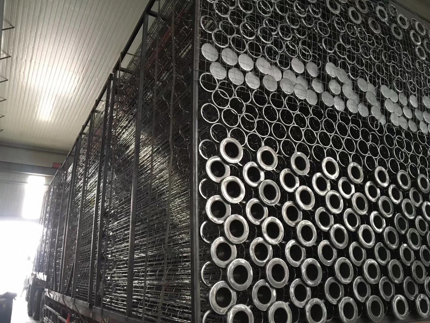 Carbon Steel Filter Bag Cage DN 3.5mm For Dust Collecting Elements ...