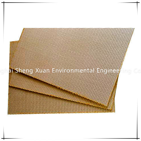 White Color Polyester Air Slide Fabric 4.0 Kg / M2 For Alumina ...